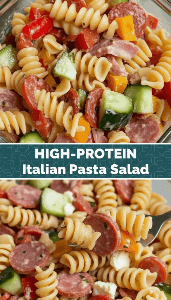 High-Protein Italian Pasta Salad – Recipes Lili