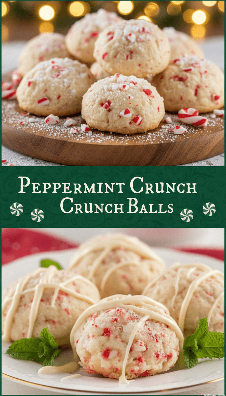 Peppermint Crunch Balls – Recipes Lili