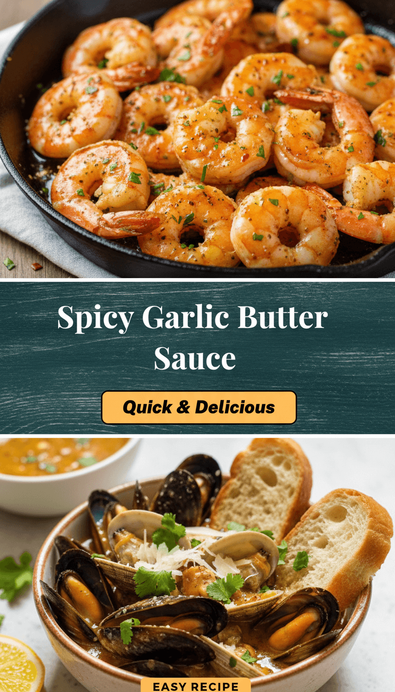 Spicy Garlic Butter Sauce – Recipes Lili